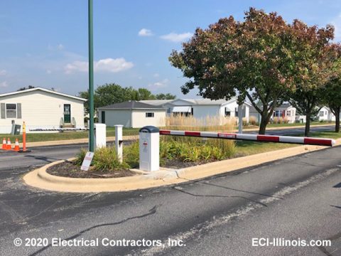 New Twin Barrier Gates For Maple Brook Community In Matteson